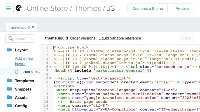 Ecommerce University How To Edit Html Code On Shopify Ecommerce Discussion